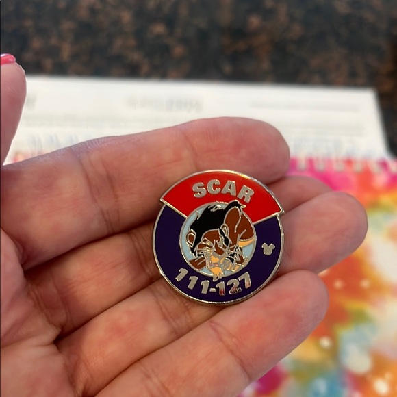 Disney | Accessories | Scar Disney Pin With Red And Purple Accents ...